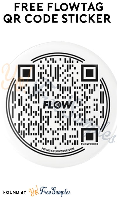 FREE Flowtag QR Code Sticker - Yo! Free Samples