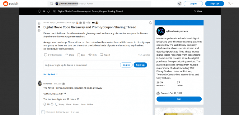 Free Digital Movie Codes Guide