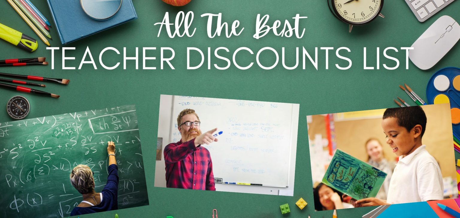 All The Best Teacher Discounts List