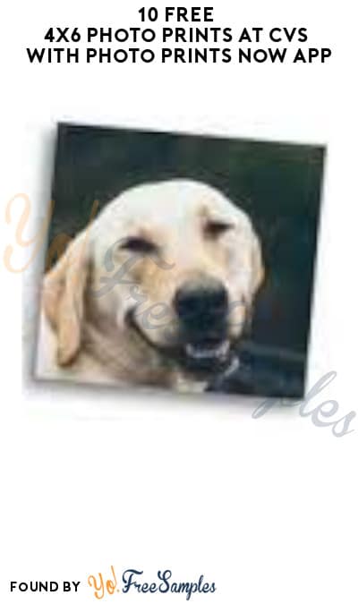 10 FREE 4x6 Photo Prints At CVS With Photo Prints Now App New 