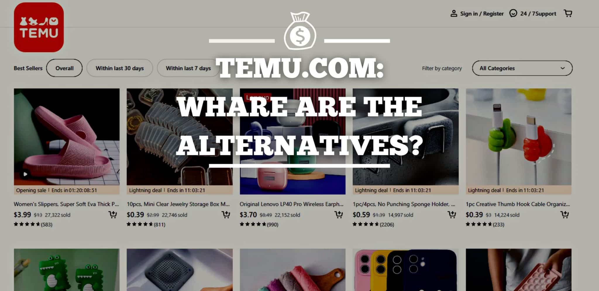 TEMU.com - What Are The Best Alternatives?