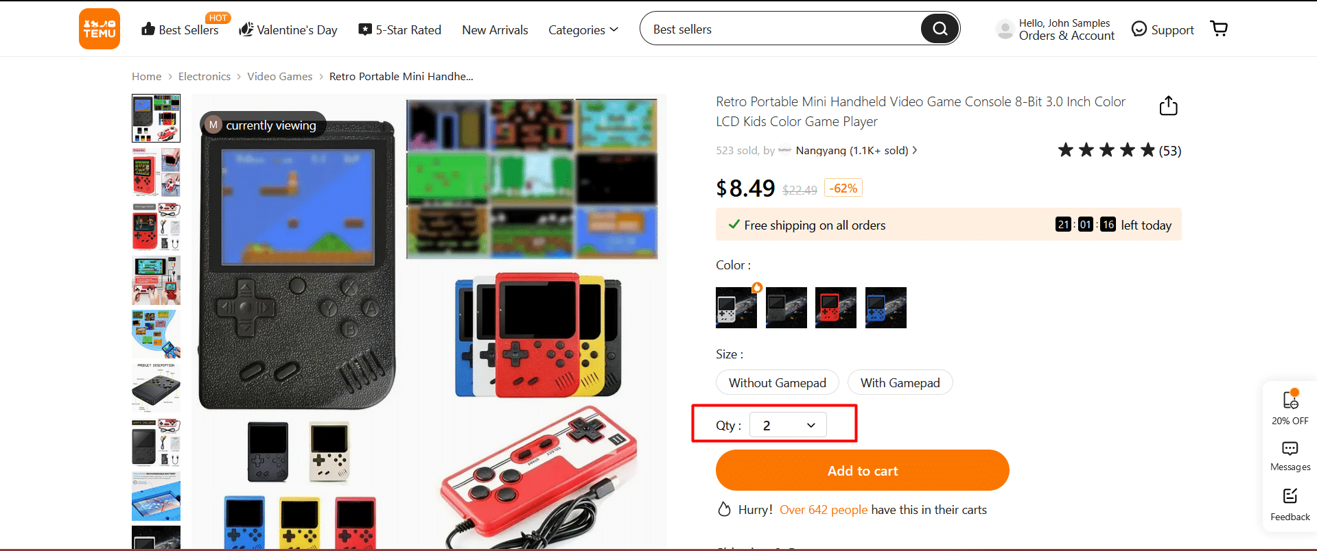 Temu Cart Help Guide