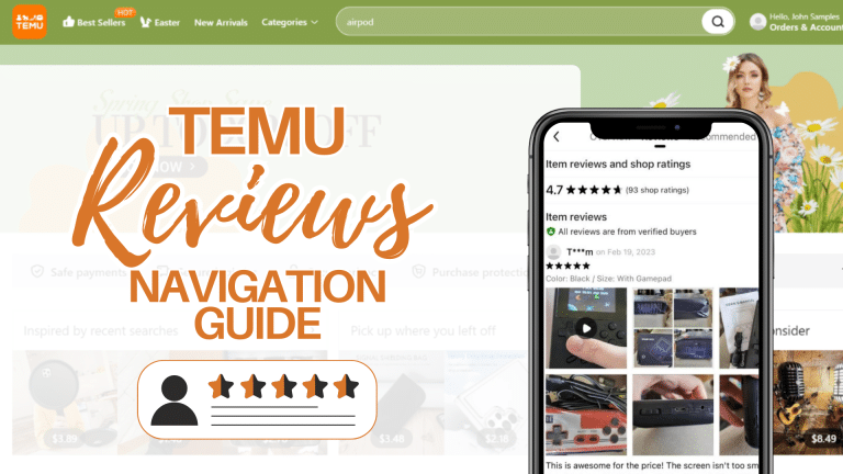 Temu Reviews Navigation Help Guide